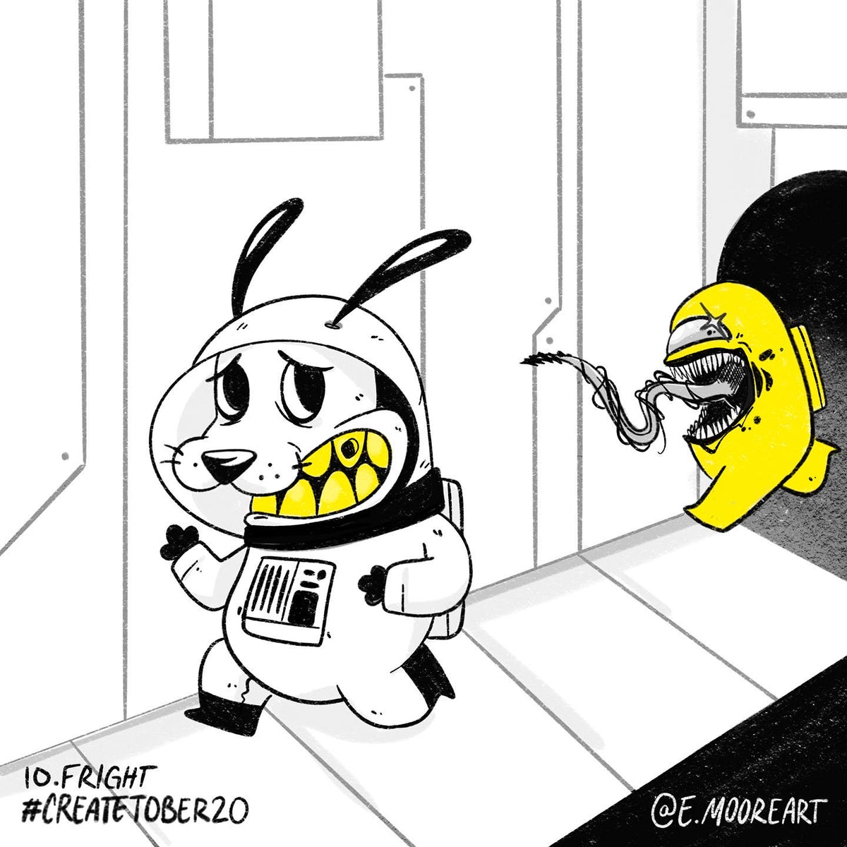 Fright – E.Moore Art Studio