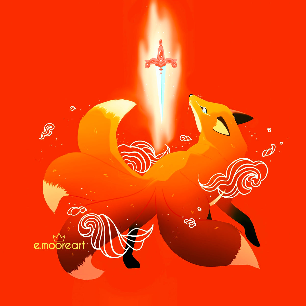 Dagger Fox – E.Moore Art Studio